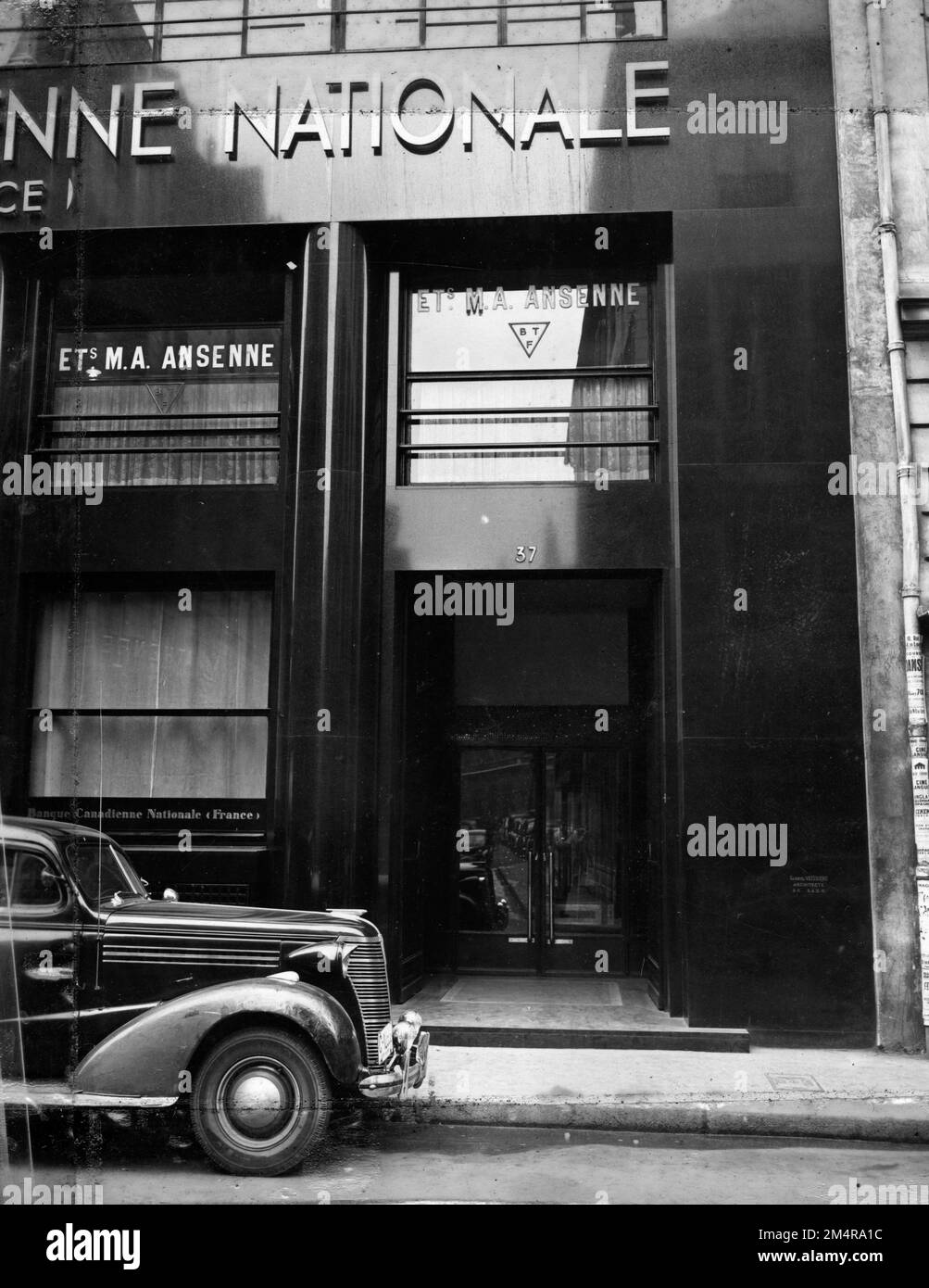 Entrances of All ECA Buildings in Paris. Photographs of Marshall Plan ...
