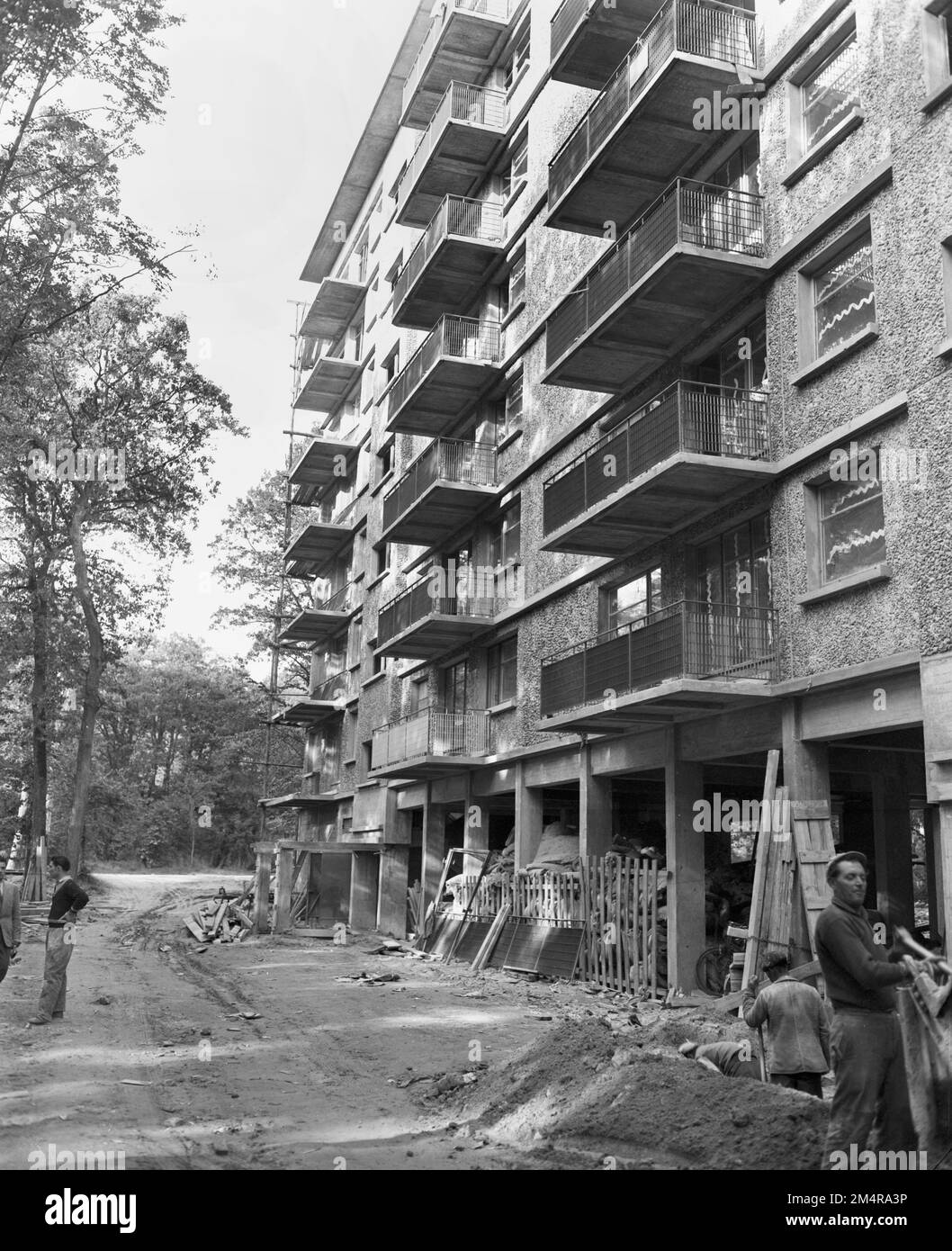 New Prefabrication Method for Apartment Building. Photographs of ...