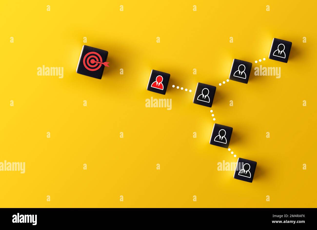 work together with one's team members toward one's goal Stock Photo - Alamy