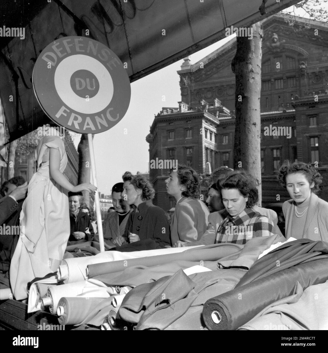 Stabilization of French Franc Brings New Hope. Photographs of Marshall ...