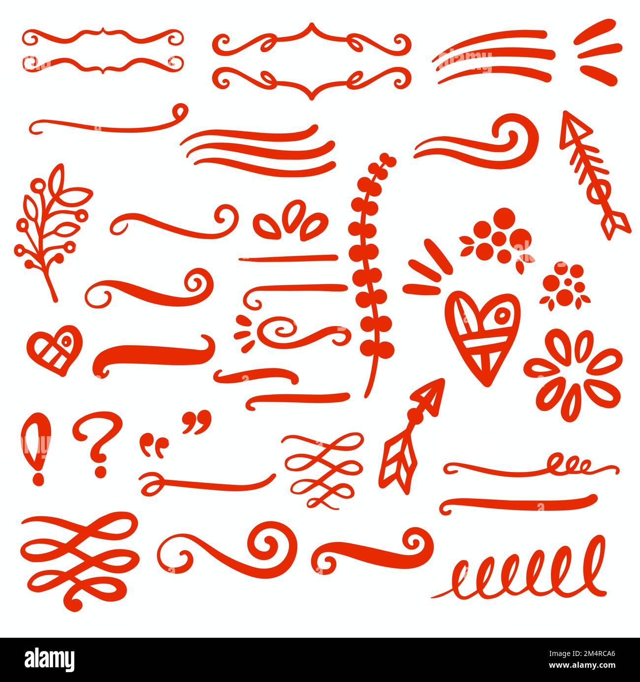 Red Swirls Swash Logo Ornament Design Stock Vector Image & Art - Alamy
