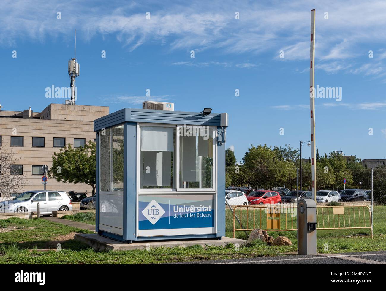 Palma de Mallorca, Spain; december 15 2022: Vehicle access control ...