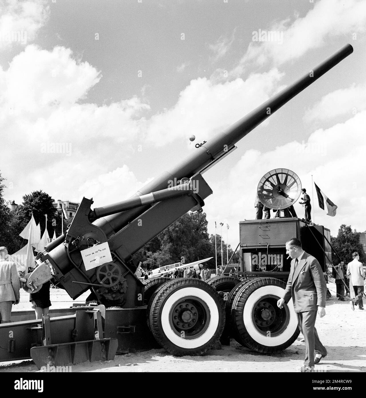 New French Arms are Displayed in Paris. Photographs of Marshall Plan ...