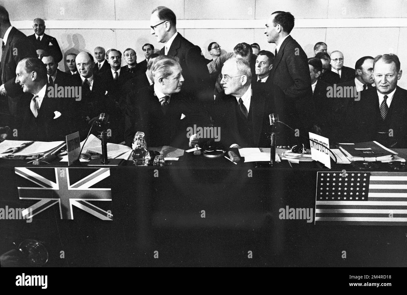 Germany Seated as 15th NATO Nation. Photographs of Marshall Plan ...