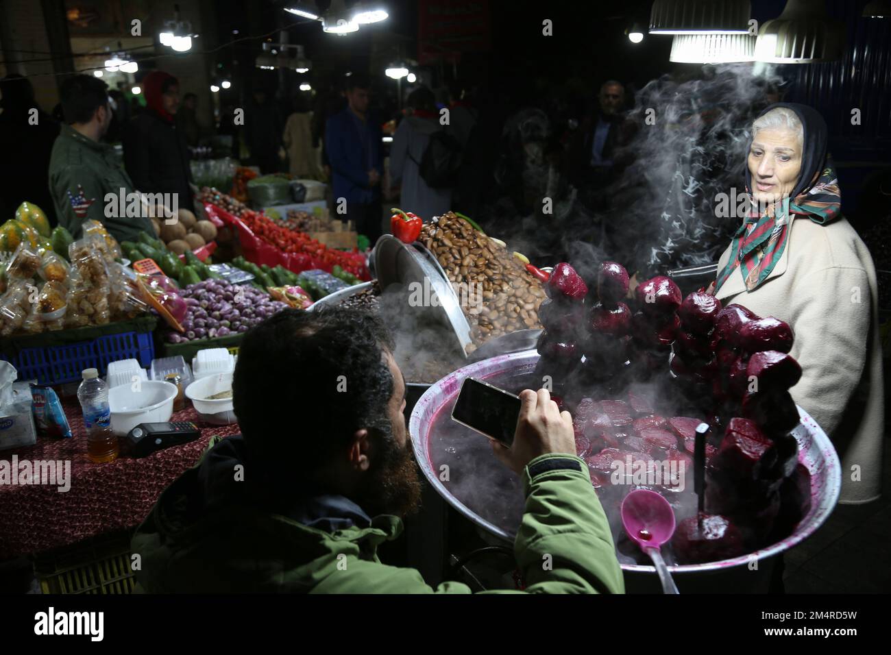 Tehran, Tehran, Iran. 20th Dec, 2022. An Iranian woman looks at ...