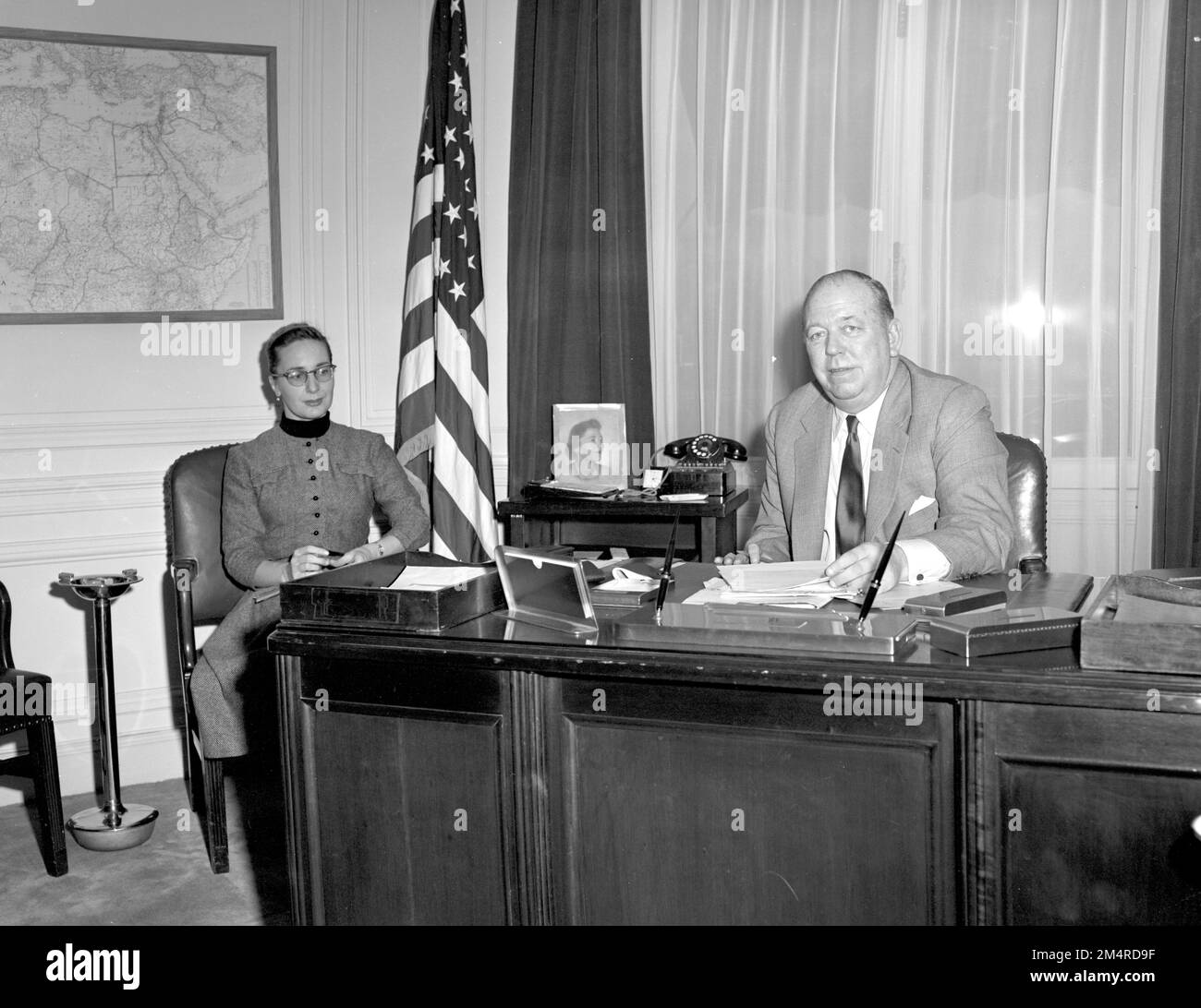 Decoration, Awards to USRO Employees. Photographs of Marshall Plan ...