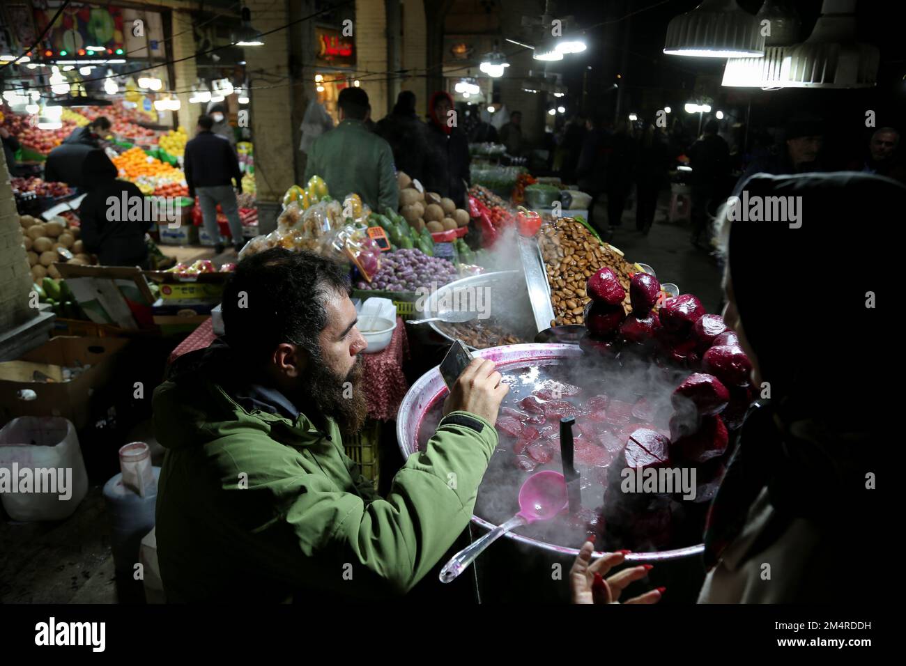 Tehran, Tehran, Iran. 20th Dec, 2022. An Iranian woman looks at ...