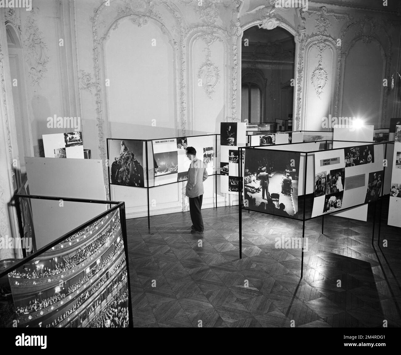 American Theatre Exhibit (lay-out). Photographs of Marshall Plan ...