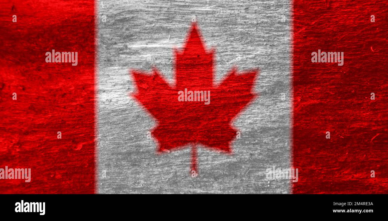 canada flag texture as background Stock Photo - Alamy