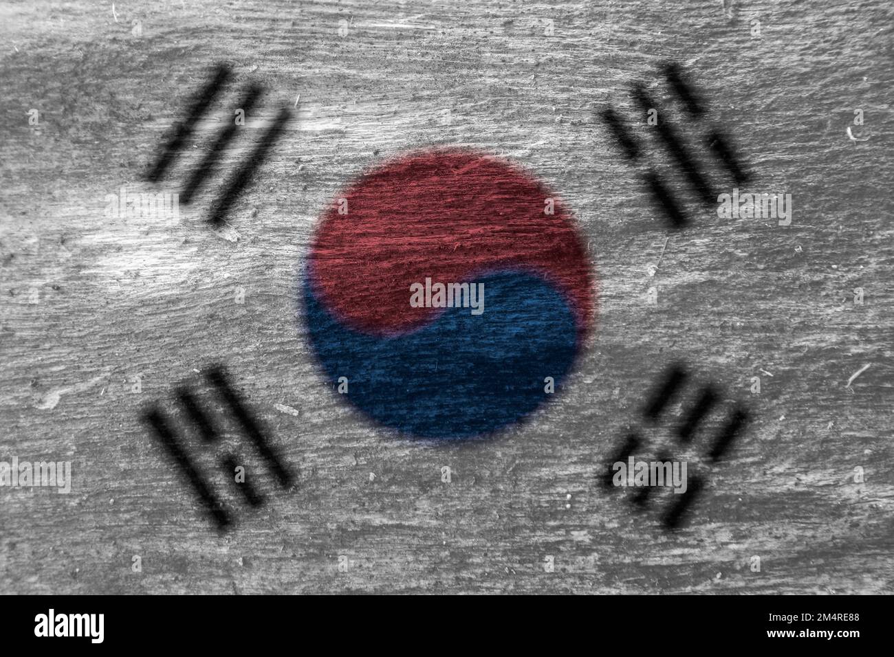 korean flag texture as background Stock Photo - Alamy