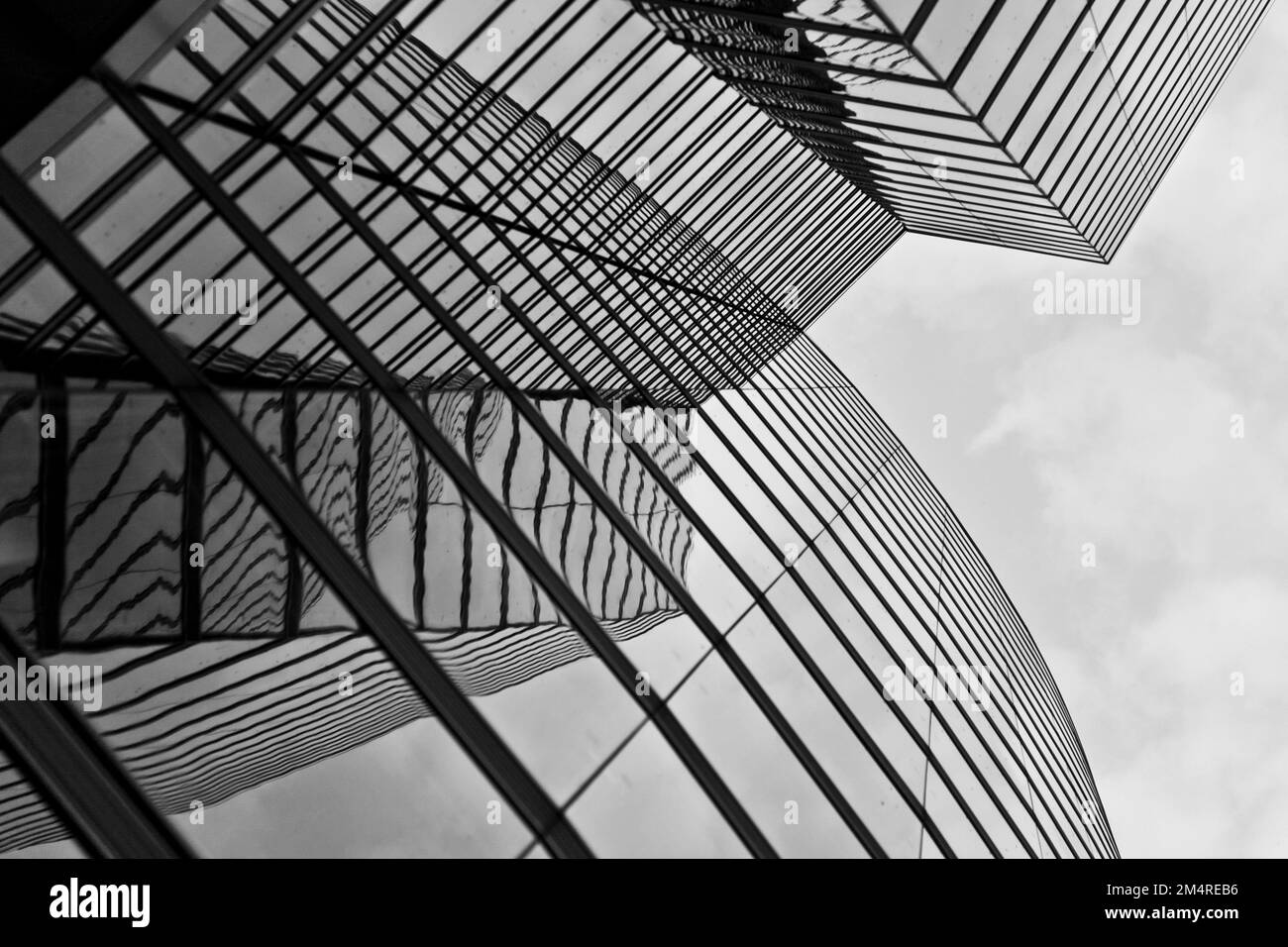 Vienna, Austria - April 22, 2009: facade of uniqa tower in Vienna ...