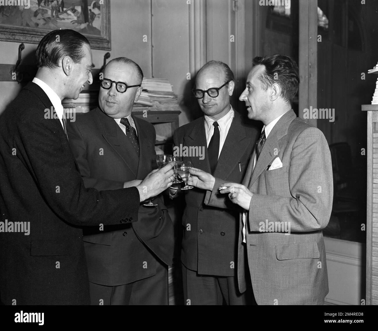 Franco-German Labor Meetings. Photographs of Marshall Plan Programs ...