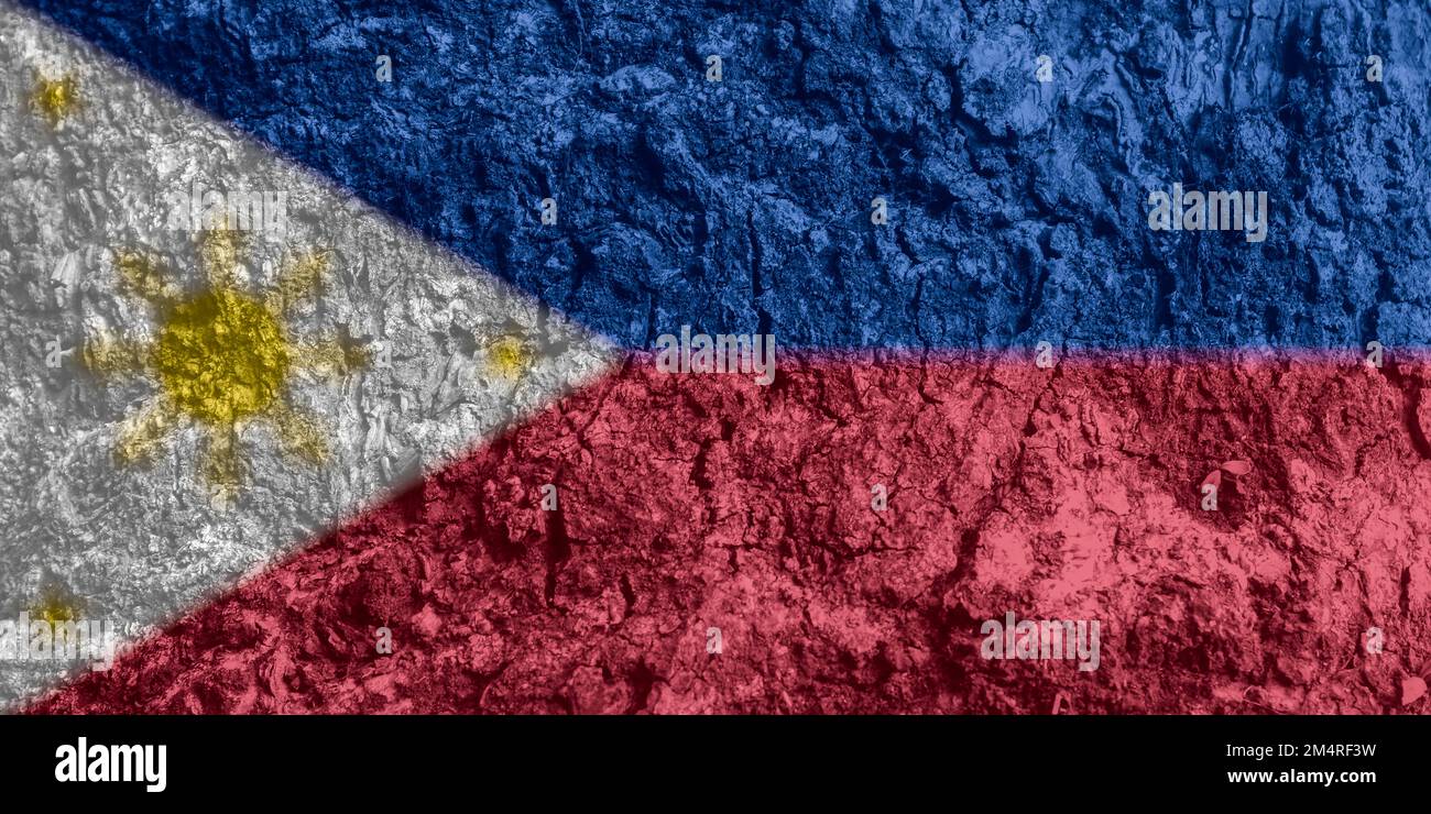 Philippine flag texture as background Stock Photo - Alamy