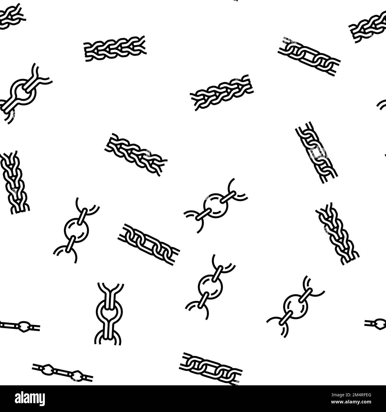 chain metal connection link vector seamless pattern Stock Vector Image ...