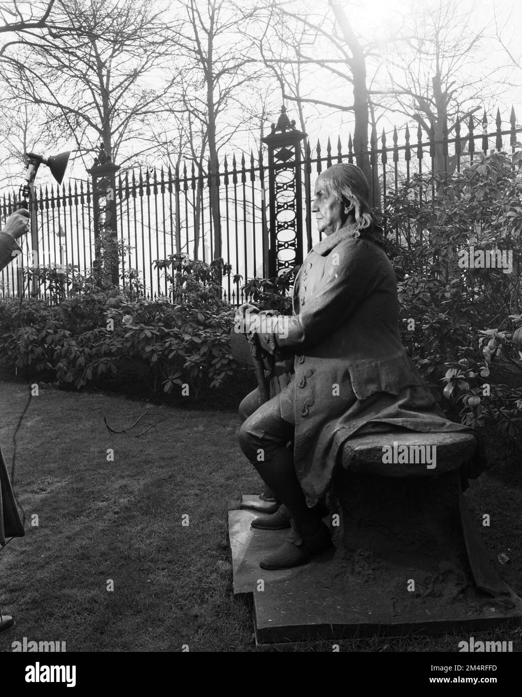 Franklin Statue. Photographs of Marshall Plan Programs, Exhibits, and ...