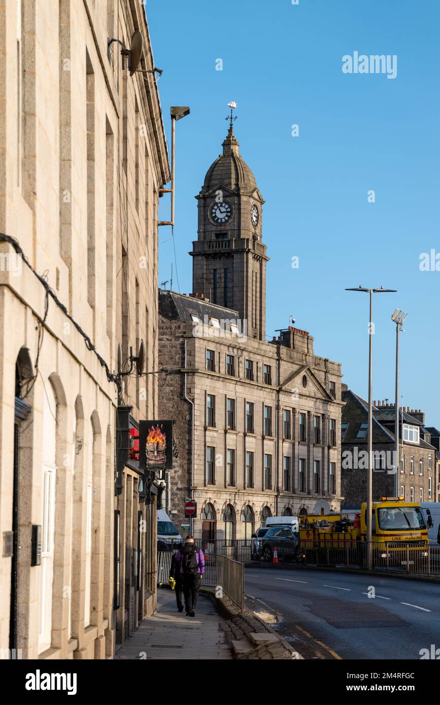 20 December 2022. Aberdeen,Aberdeen City,Scotland. This is Clock Tower ...