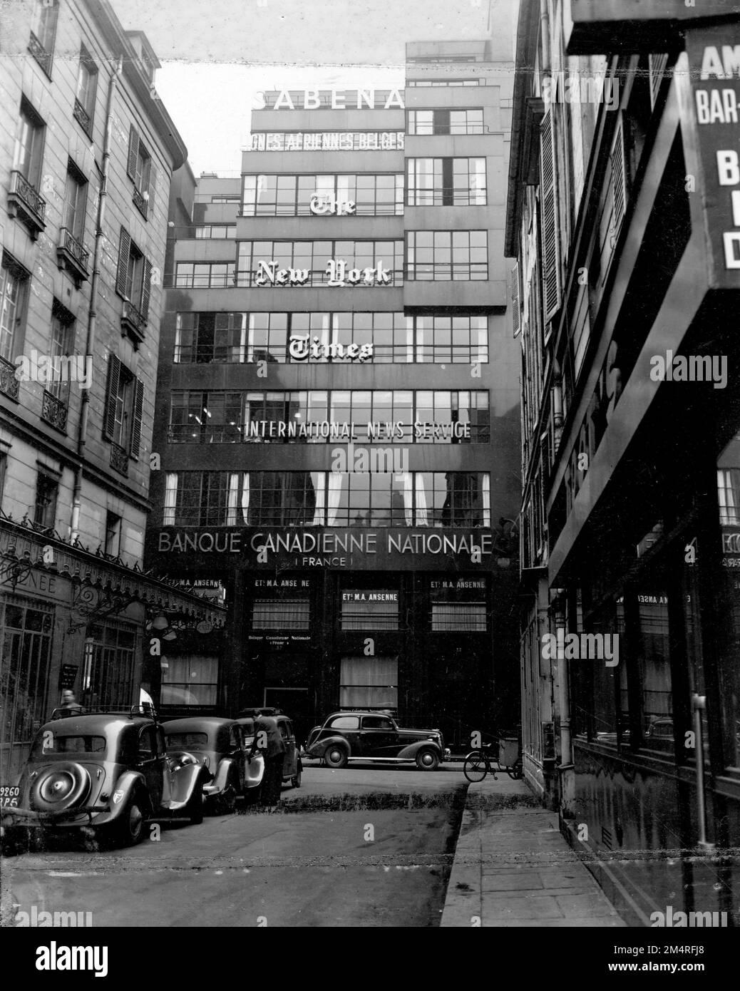 Entrances of All ECA Buildings in Paris. Photographs of Marshall Plan ...