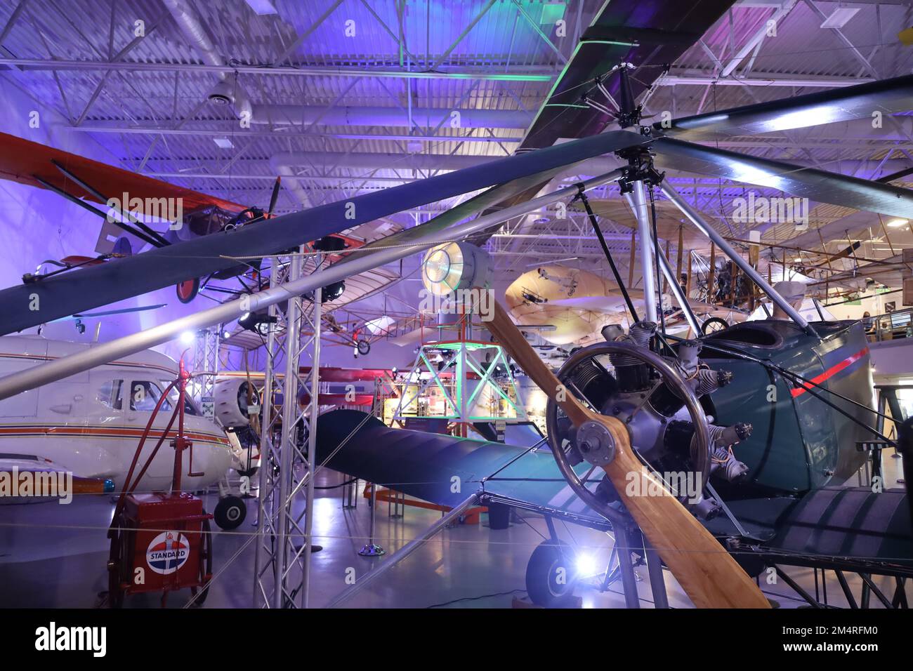 San Carlos, California: 6-10-2021: Hiller Aviation Museum in San Carlos ...