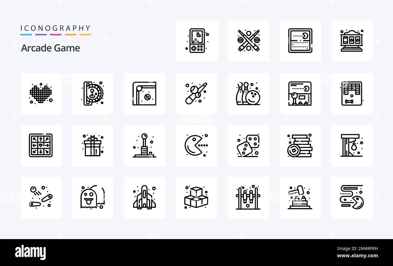 Bowling arcade game Stock Vector Images - Alamy