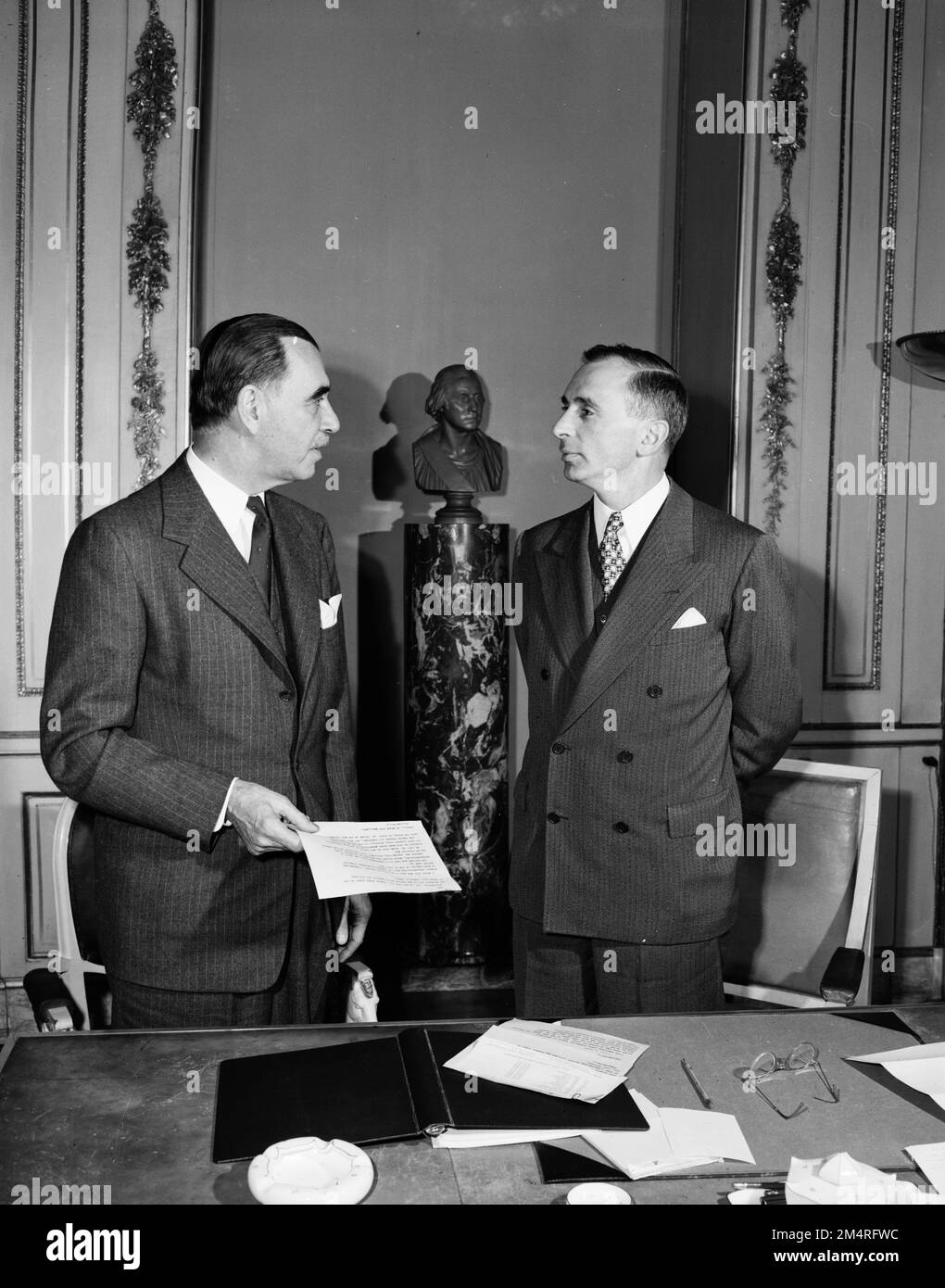 New ECA Chief to Portugal, James Minotto. Photographs of Marshall Plan ...