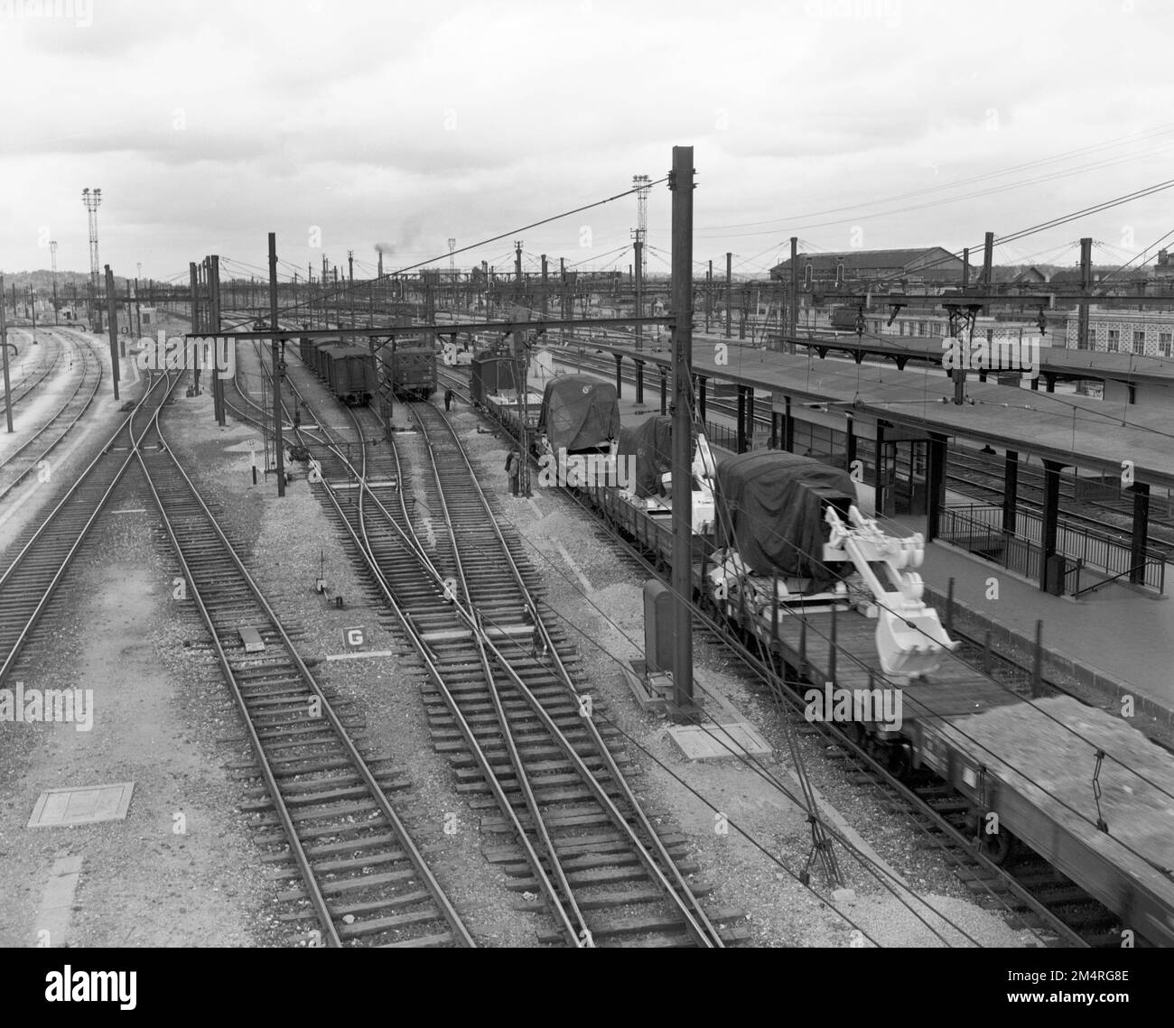 Juvisy Marshalling Yard. Photographs of Marshall Plan Programs ...