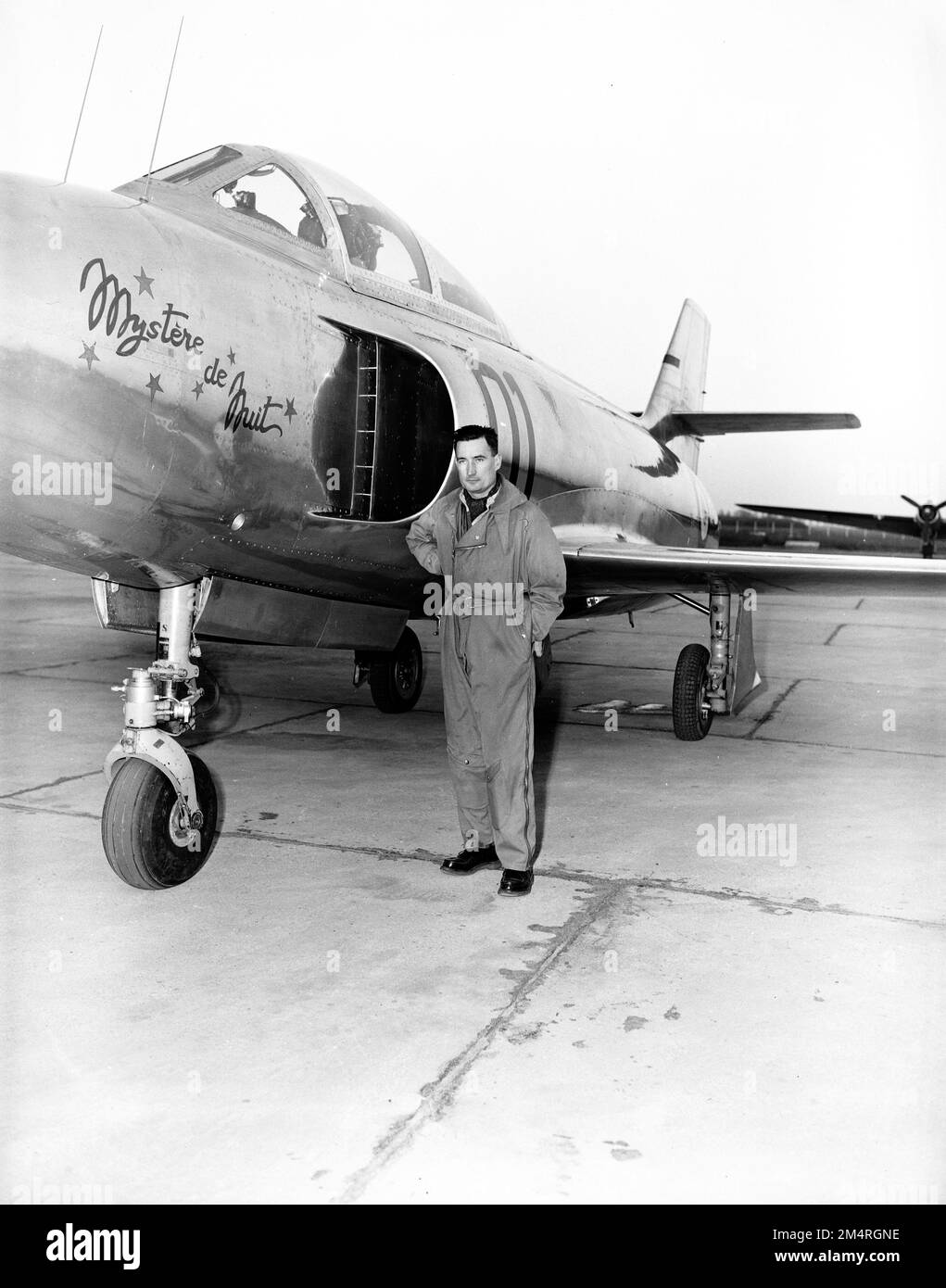 Mystere IV - American Air Force Team Visit Dassault Co. Testing Grounds ...