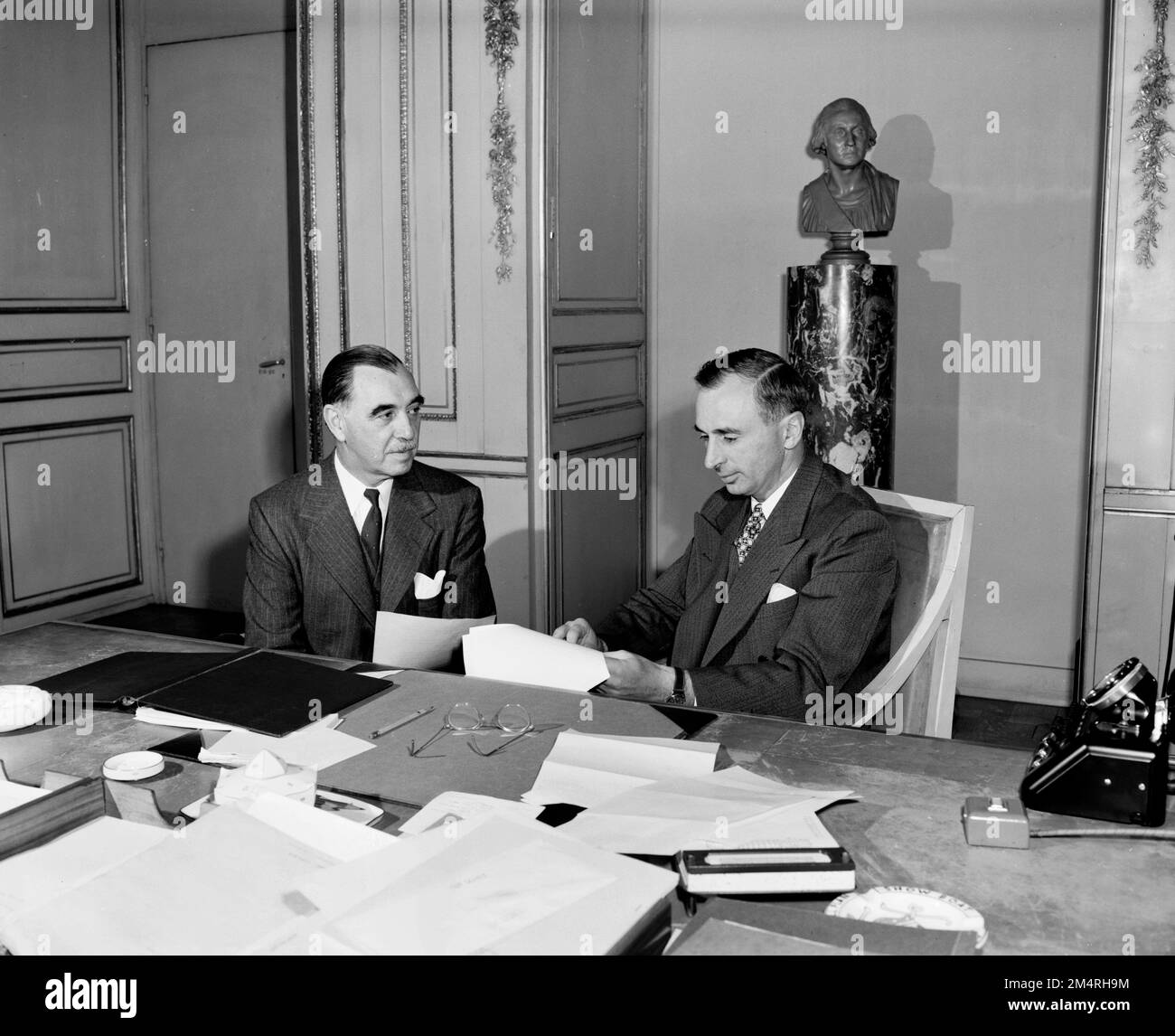 New ECA Chief to Portugal, James Minotto. Photographs of Marshall Plan ...