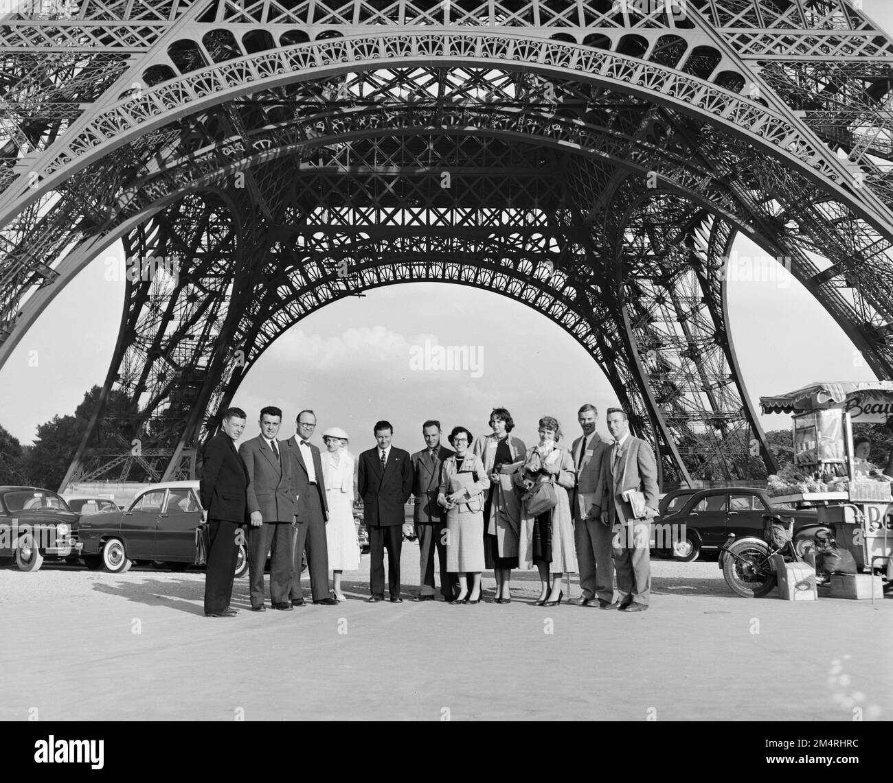 IFYE Students Arrive in Paris. Photographs of Marshall Plan Programs ...