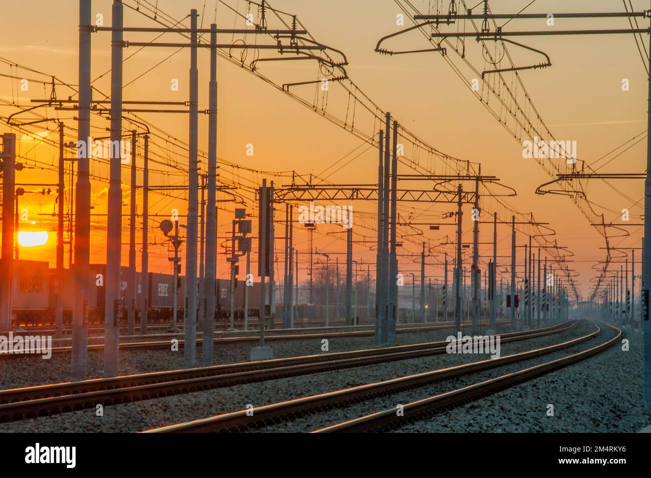Loading steel rails hi-res stock photography and images - Alamy