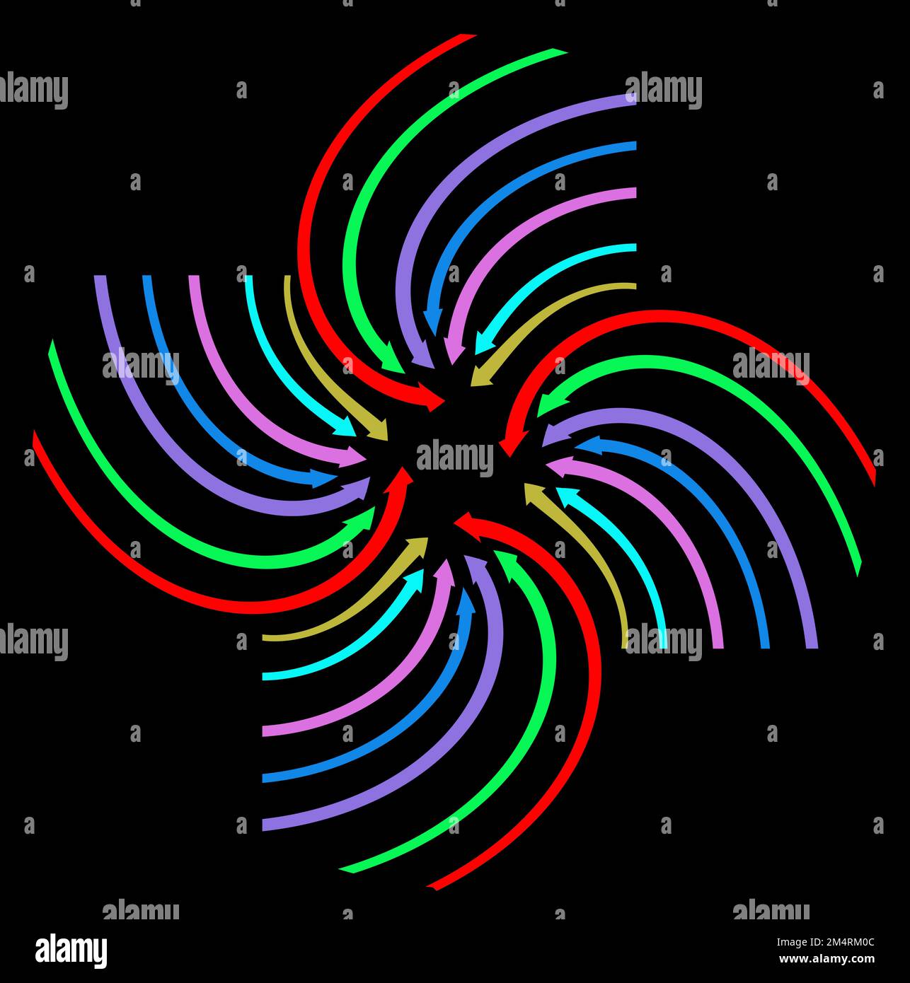 Spiral arrows hi-res stock photography and images - Alamy