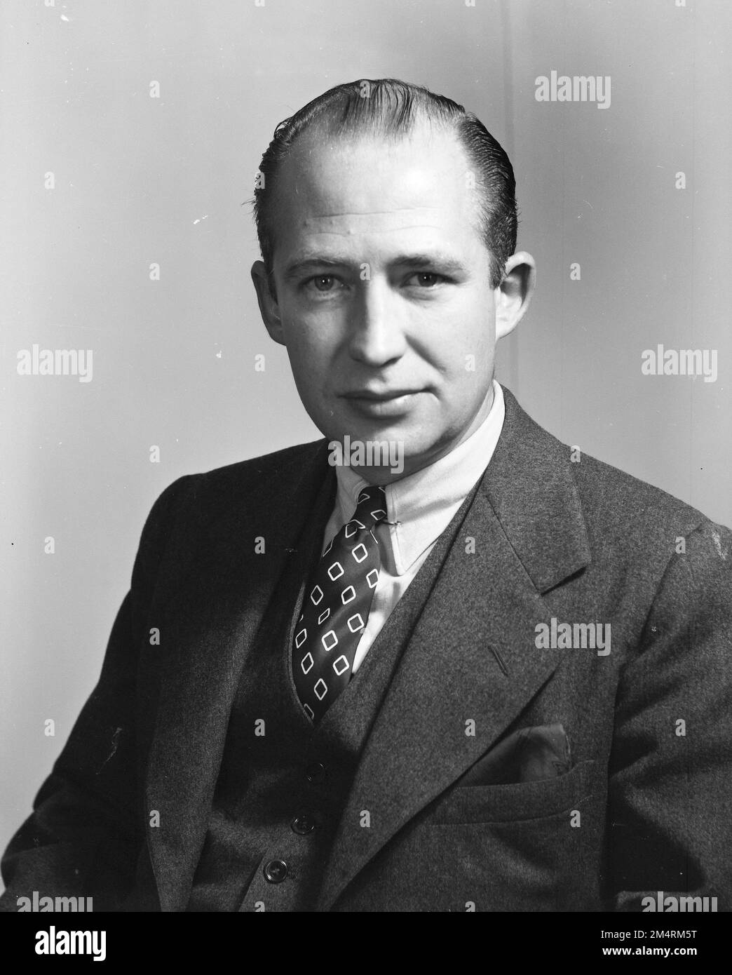 Portrait of T. W. Wilson, Jr.. Photographs of Marshall Plan Programs ...