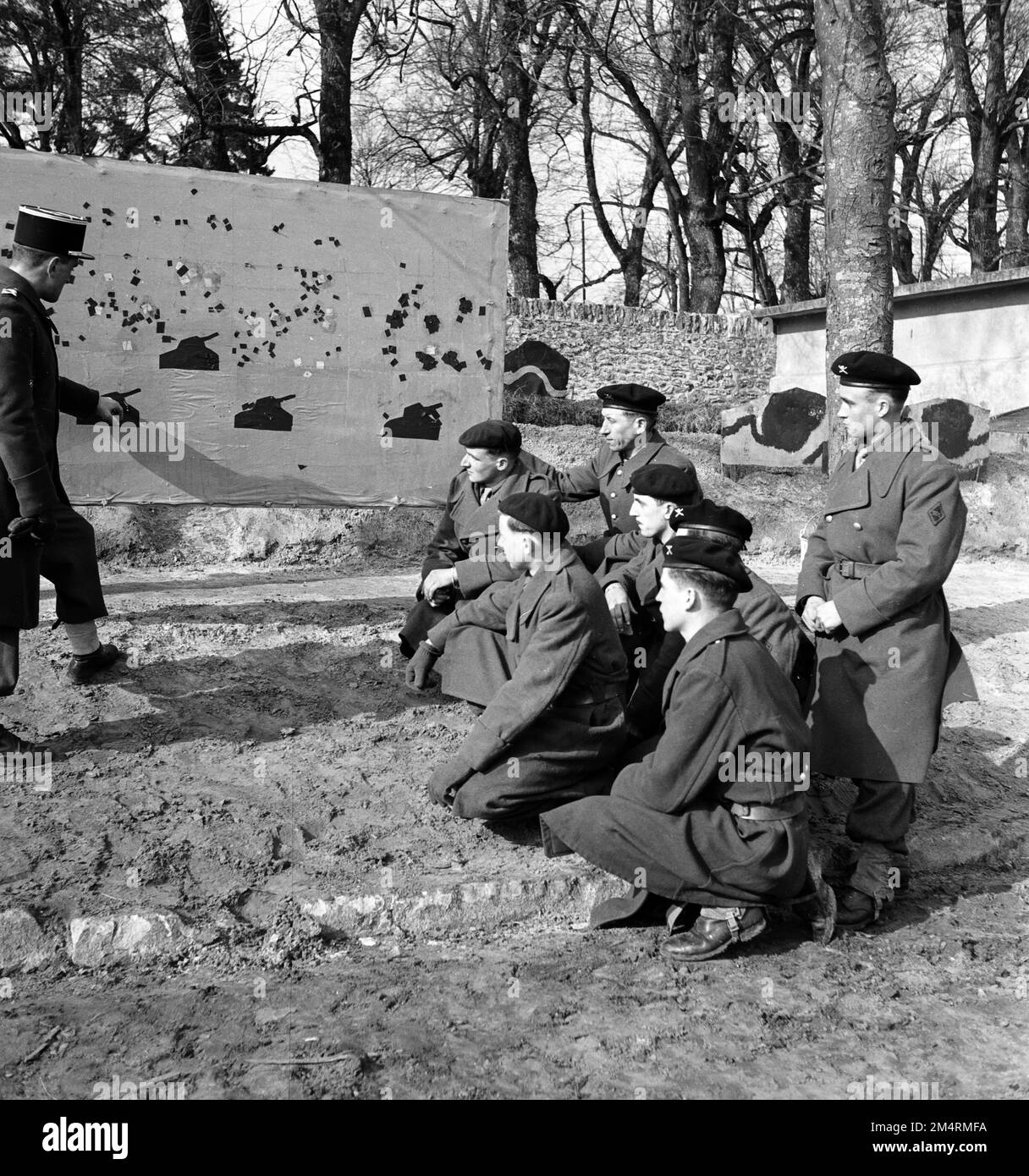 French Army Prepared for Defense (Magazine Unit Story). Photographs of ...
