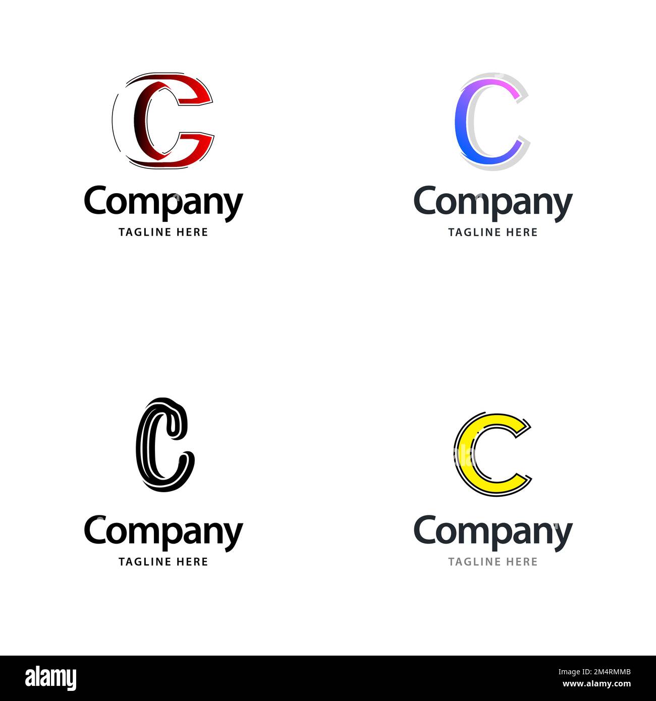 C letter logos hi-res stock photography and images - Alamy