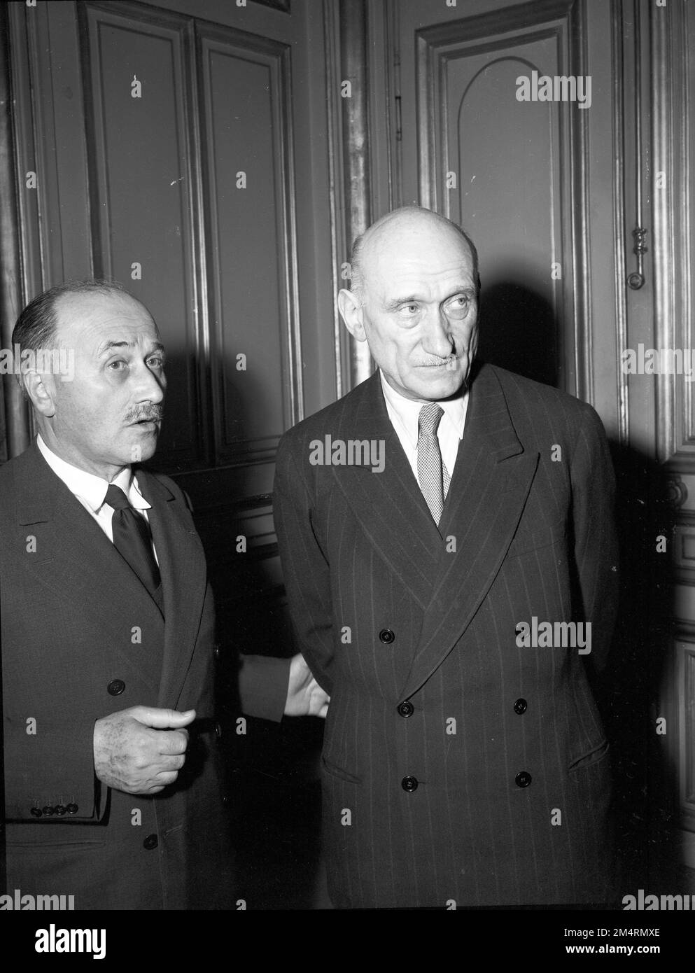 Schuman Plan Treaty Signed. Photographs of Marshall Plan Programs ...