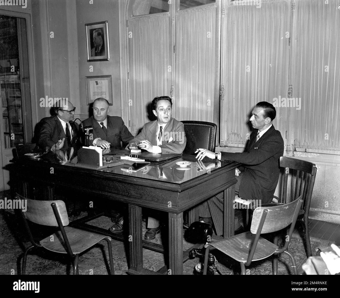 Franco-German Labor Meetings. Photographs of Marshall Plan Programs ...