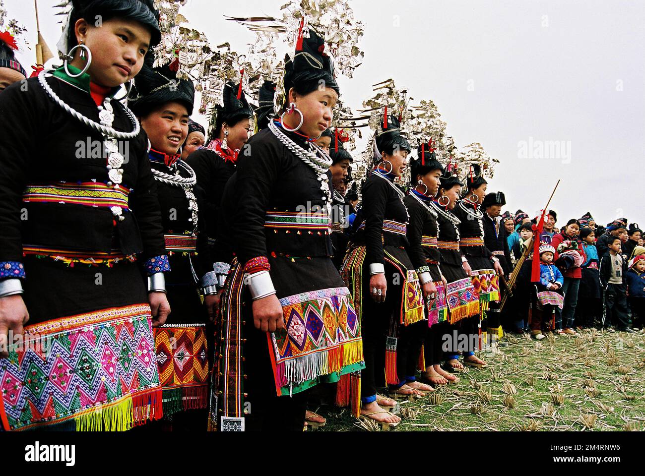 (FILE) A view of the Jinji dance in Qiandongnan, Guizhou Province ...