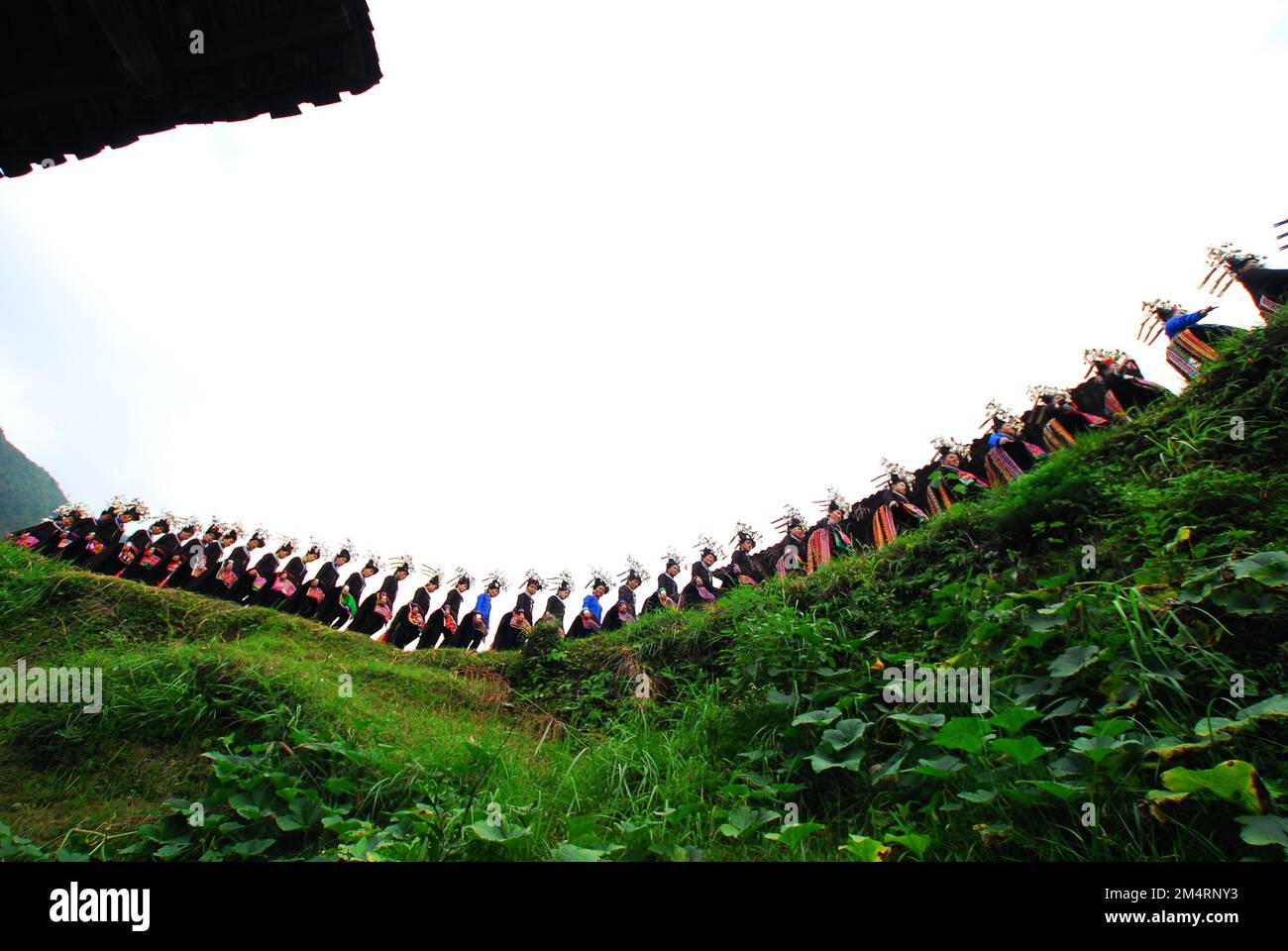 (FILE) A view of the Jinji dance in Qiandongnan, Guizhou Province ...
