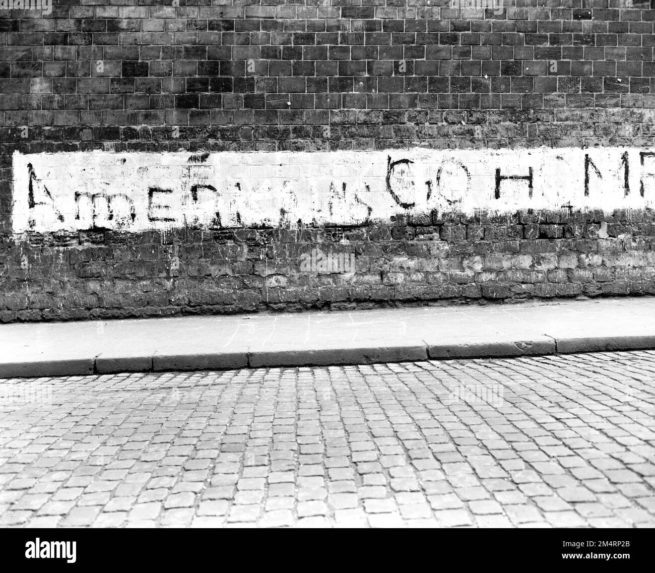 Communist Posters and Inscriptions "US Go Home, Americans Go Home - Les ...