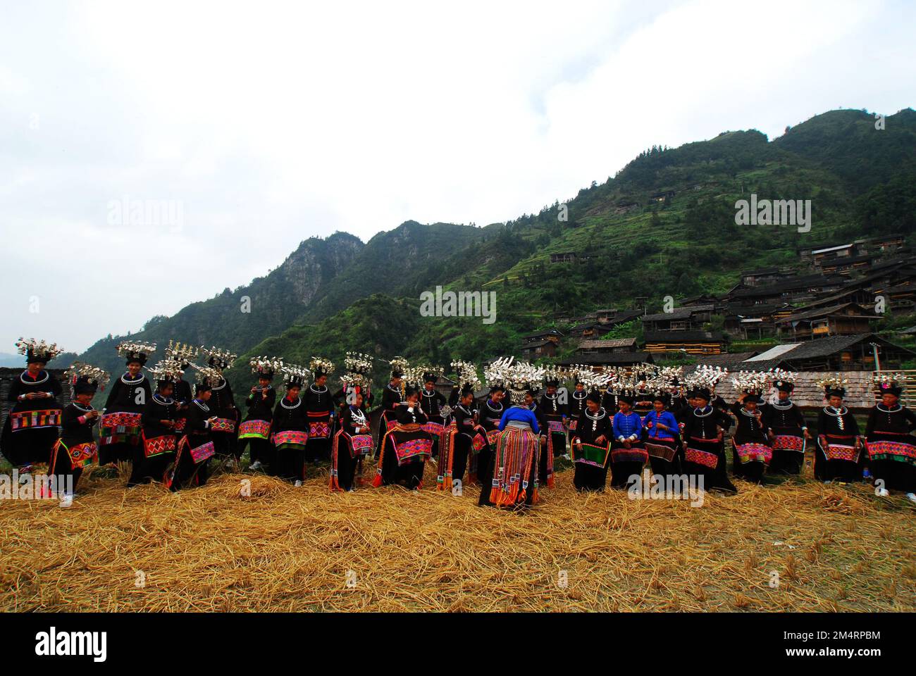 (FILE) A view of the Jinji dance in Qiandongnan, Guizhou Province ...