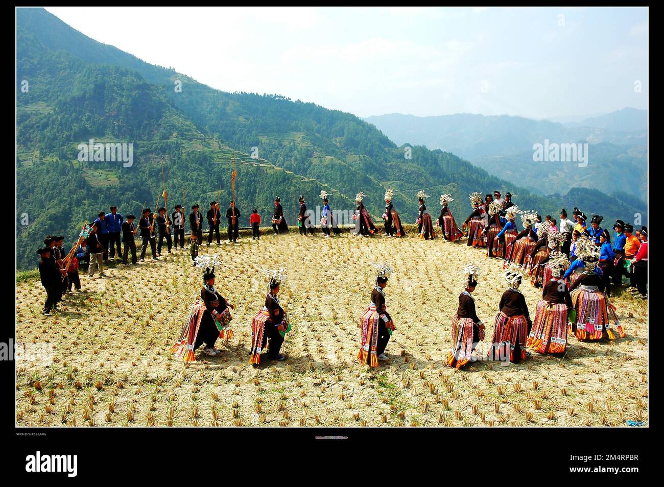 (FILE) A view of the Jinji dance in Qiandongnan, Guizhou Province ...