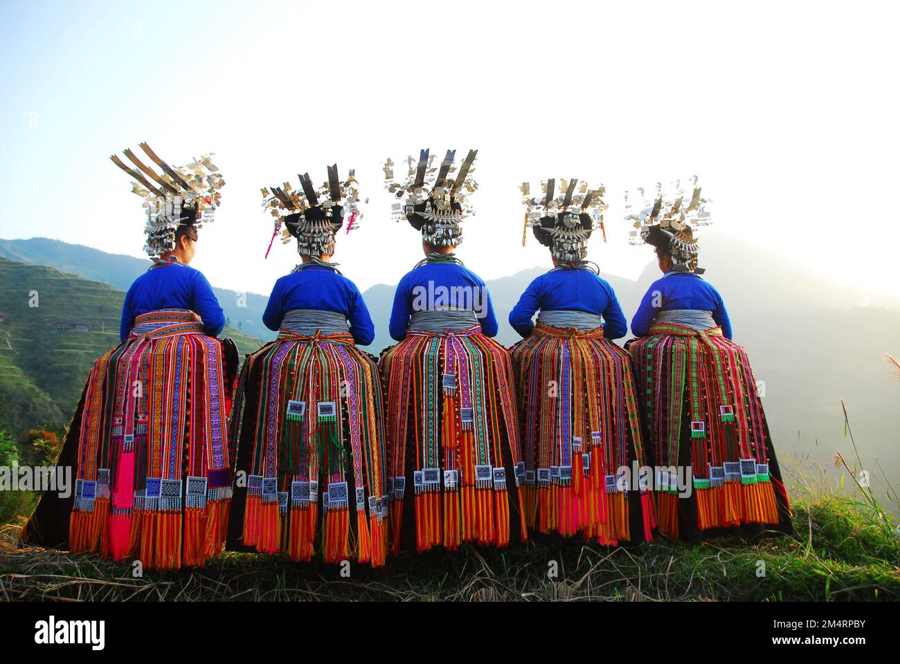 (FILE) A view of the Jinji dance in Qiandongnan, Guizhou Province ...