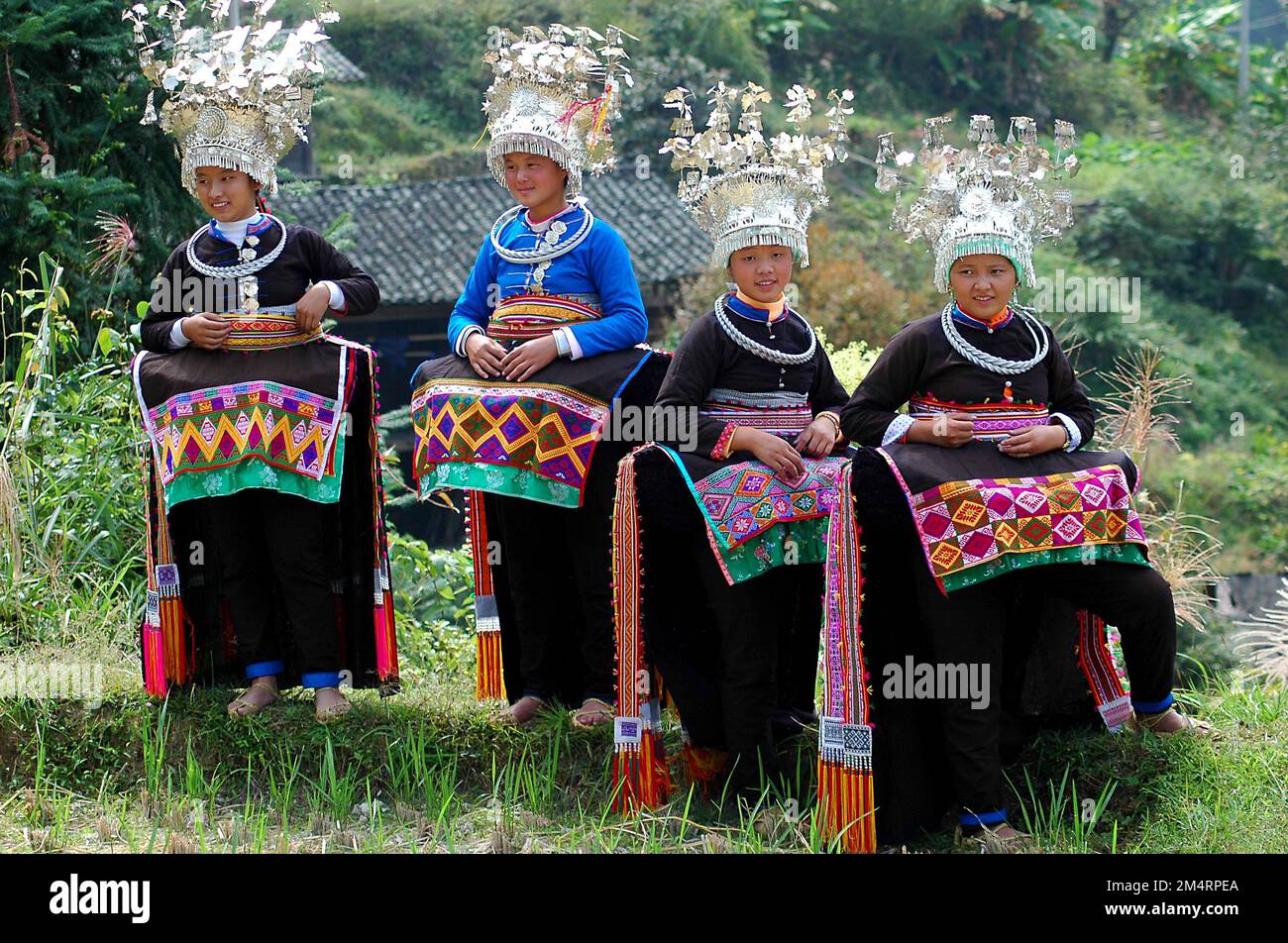 (FILE) A view of the Jinji dance in Qiandongnan, Guizhou Province ...