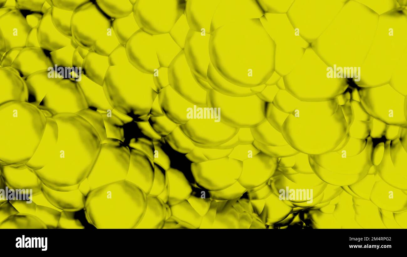 Yellow background . Design. Bright background with yellow circles in 3d ...