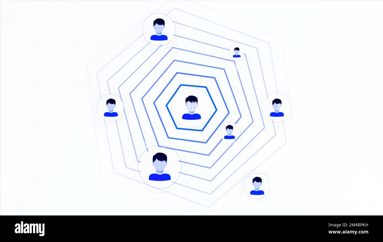 White background. Motion.Purple and blue lines appearing in the ...