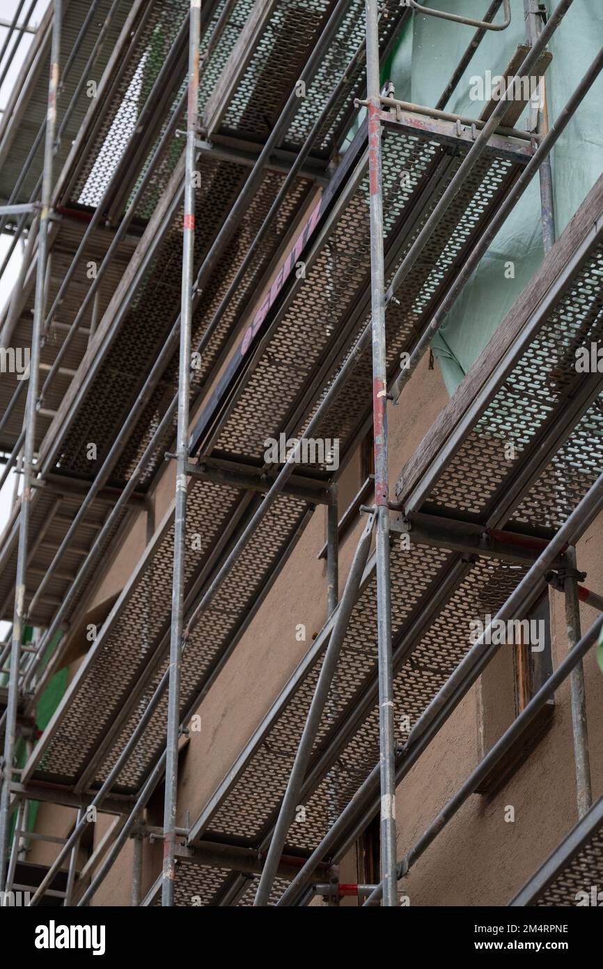 Scaffolding close up hi-res stock photography and images - Alamy