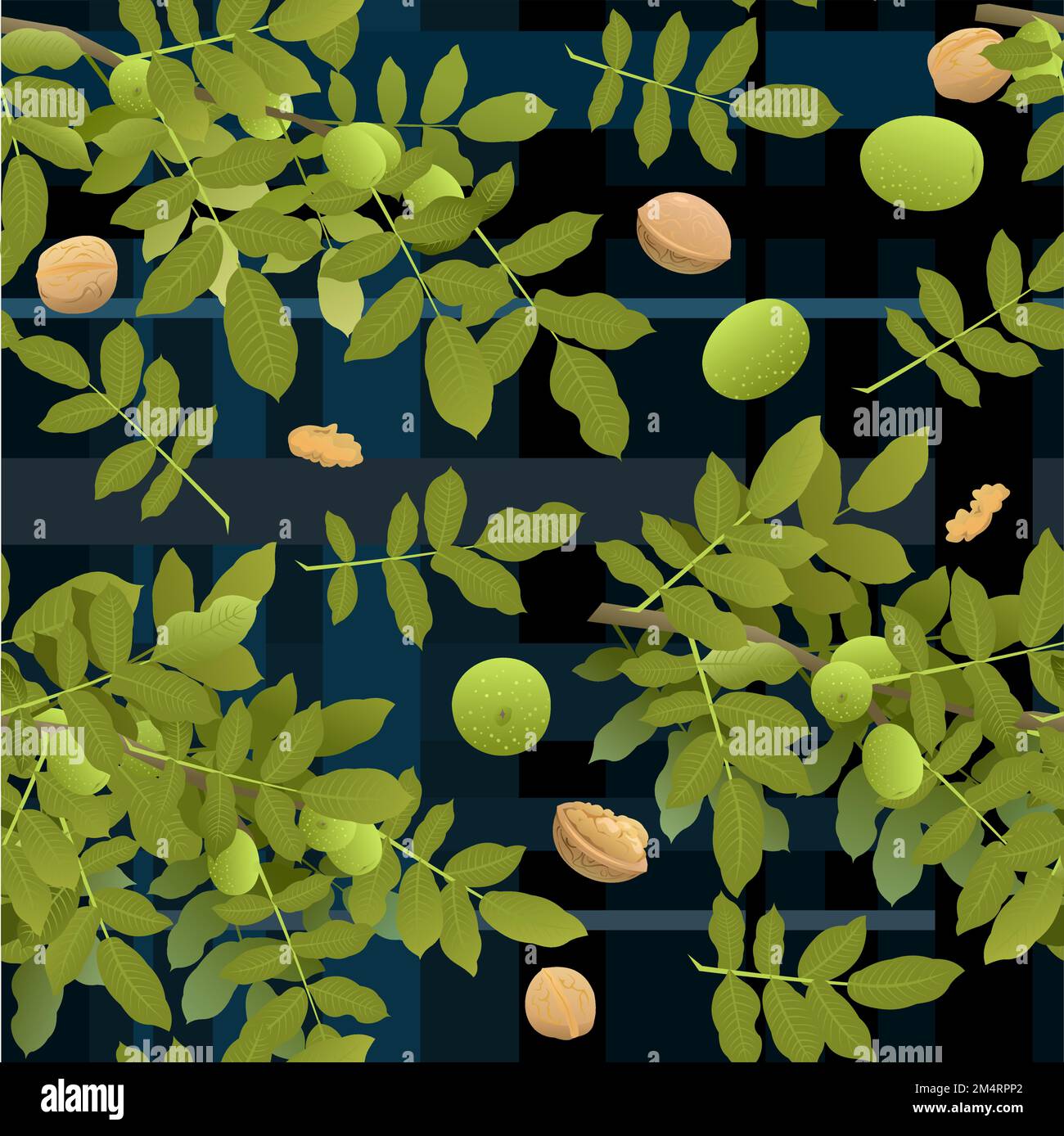 Dark branches Stock Vector Images - Alamy