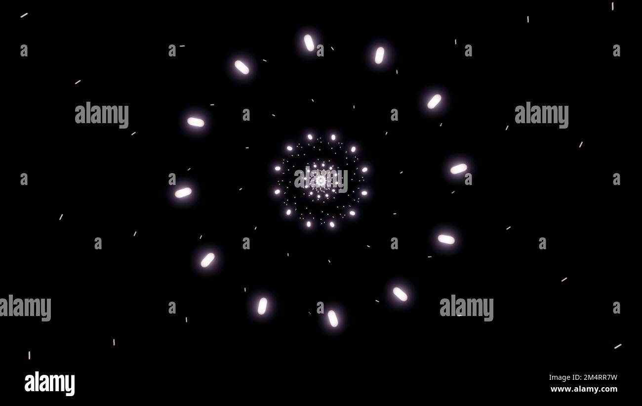Abstract alien space gun shooting in outer space in space battle ...