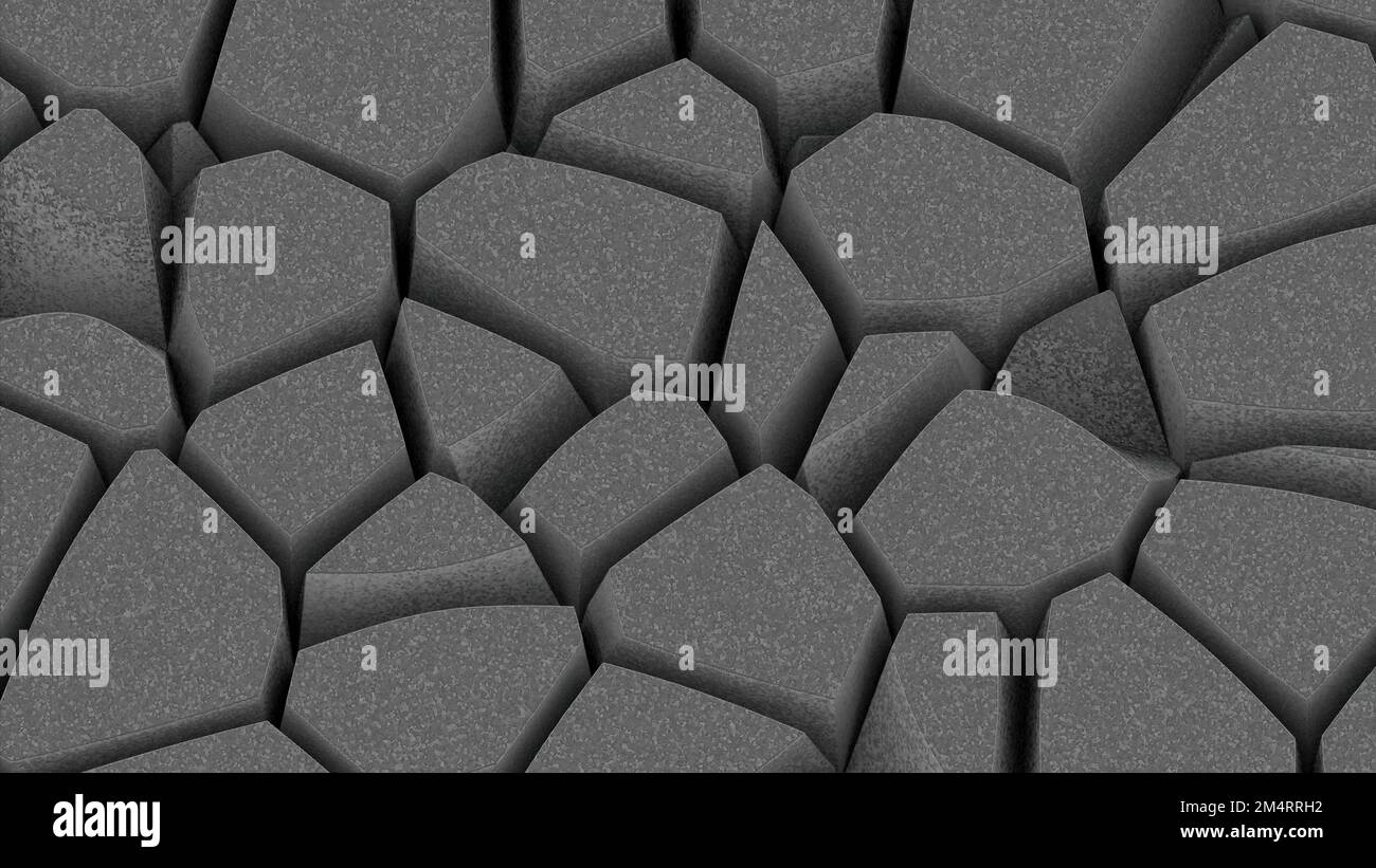 Blue and gray background. Design.A mosaic spreading in different ...