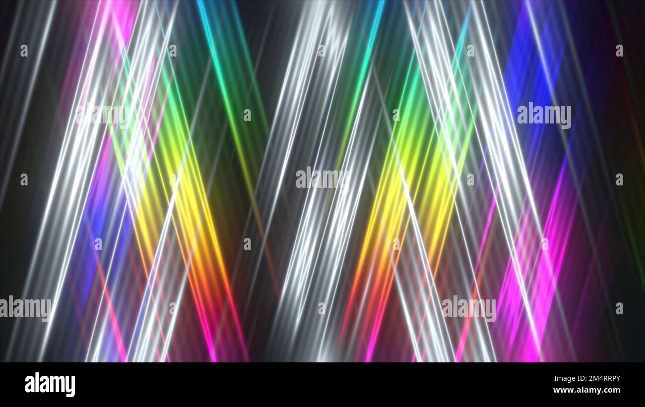 Animation of moving rays of colorful prism. Motion. Moving 3d pattern ...