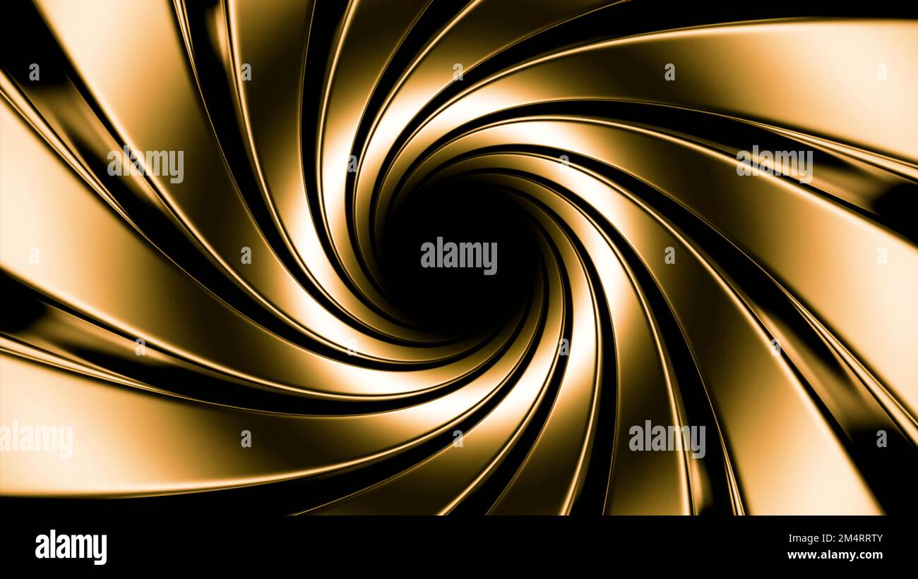 Yellow gleaming corridors. Design.A black background with yellow ...